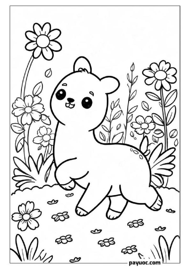 30+ Fun Pacas Coloring Pages (FREE PDFs)