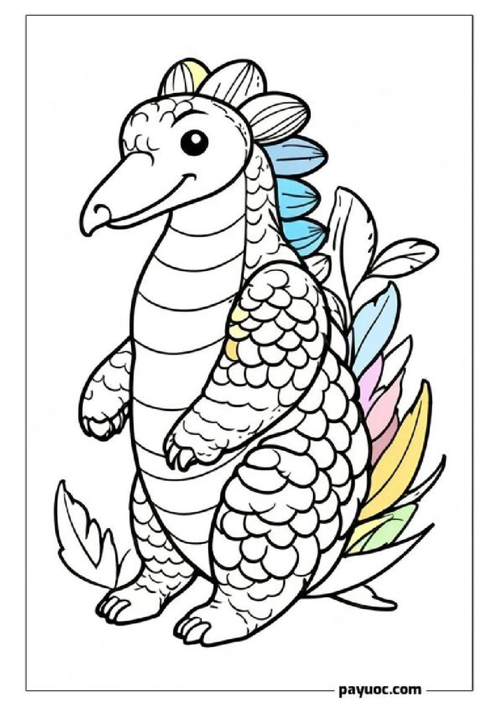 40+ Pangolin Coloring Pages for Kids (FREE PDFs)