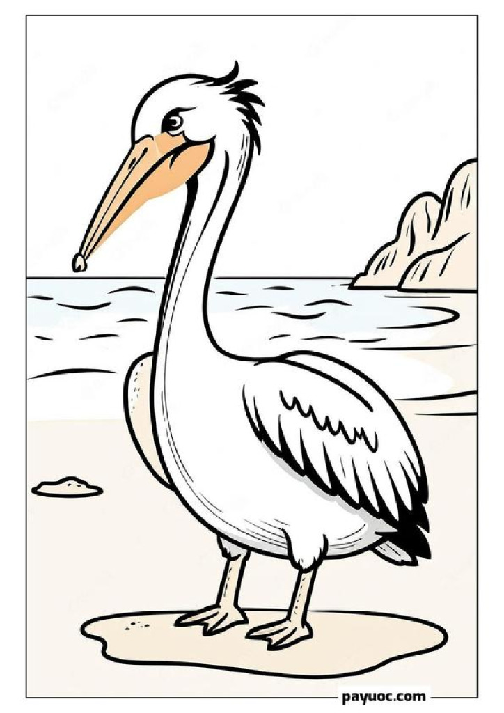 40+ Pelican Coloring Pages for Kids (FREE PDFs)