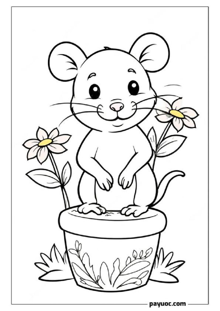 40+ Fun Rat Coloring Pages (FREE PDFs)