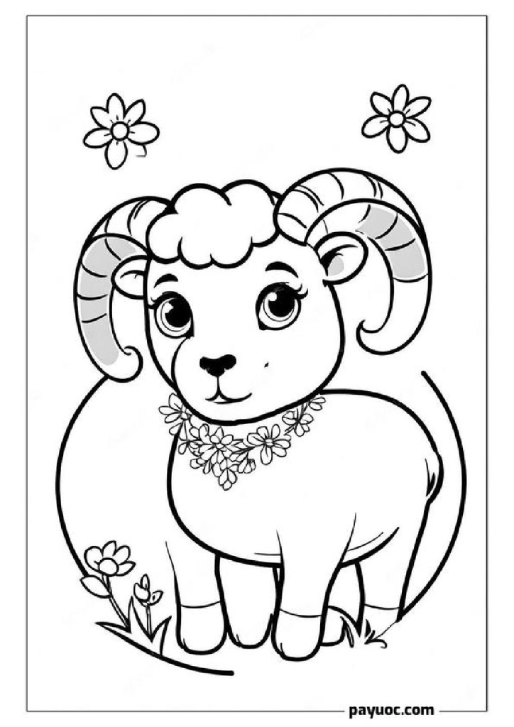 30+ Aries Zodiac Mandala Coloring Pages (FREE PDFs)
