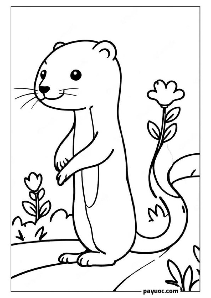 20+ Stoat Coloring Pages and Sheets (FREE PDFs)