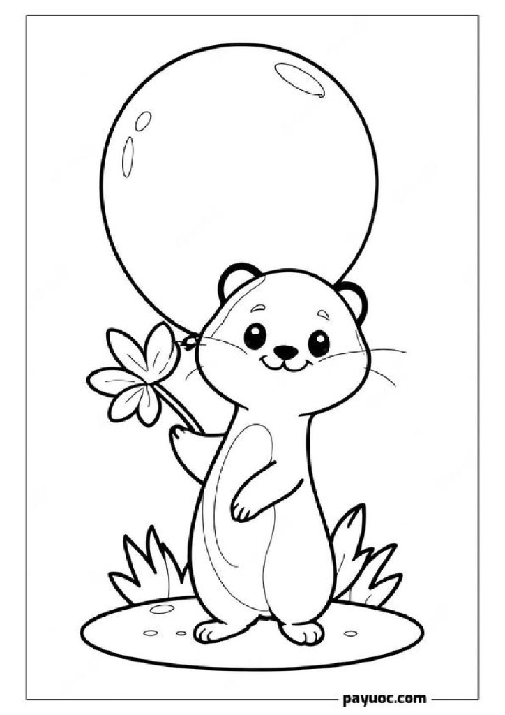 20+ Stoat Coloring Pages and Sheets (FREE PDFs)