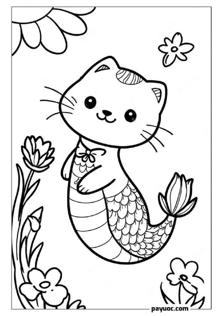 35+ Mercat Coloring Pages for Kids (FREE PDFs)