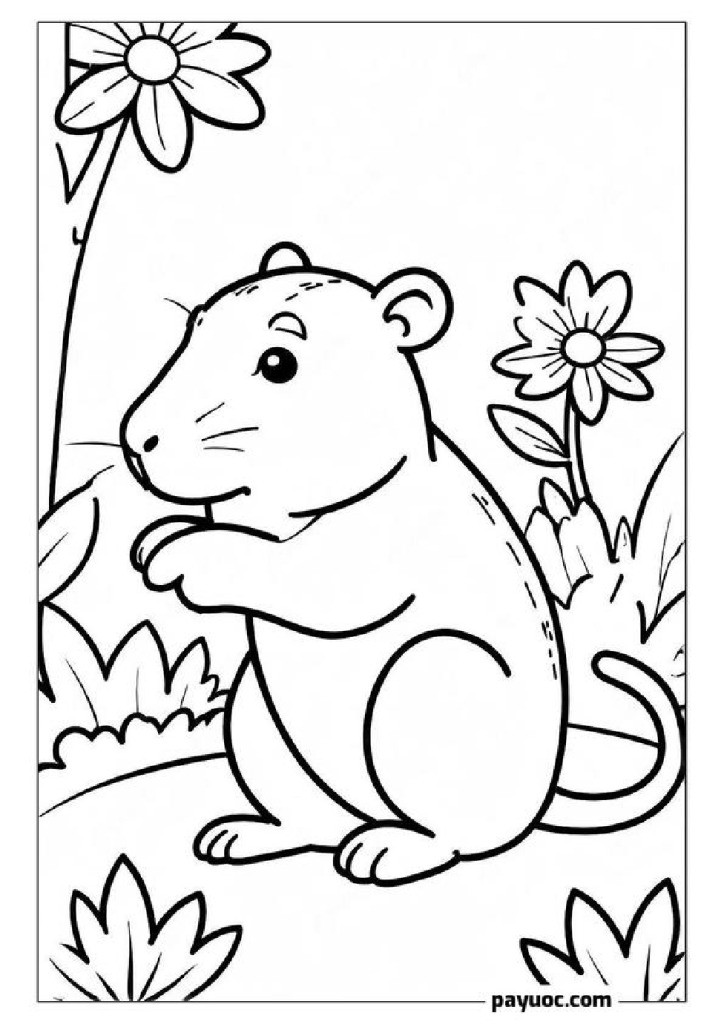 25+ Agouti Coloring Pages for Kids (FREE PDFs)