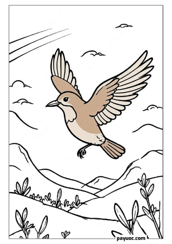 30+ Brown Thrasher Coloring Pages (FREE PDFs)