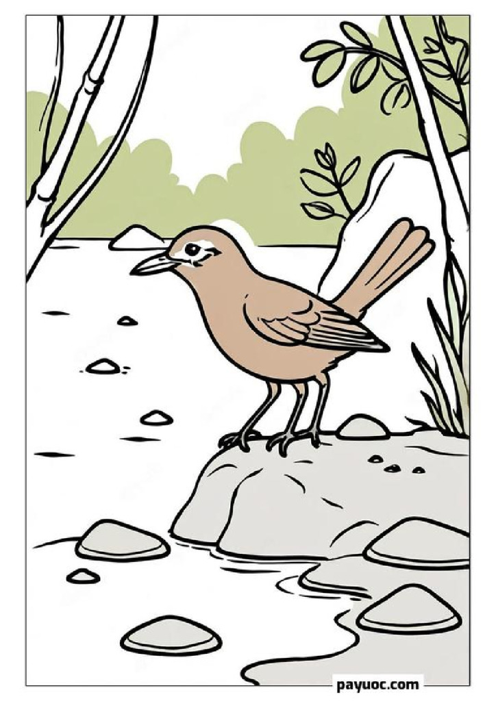 30+ Brown Thrasher Coloring Pages (FREE PDFs)