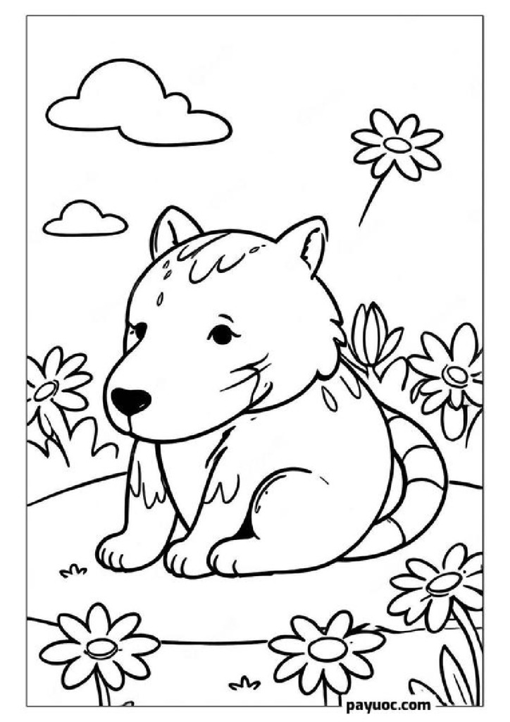 35+ Tasmanian Tiger Coloring Pages (FREE PDFs)
