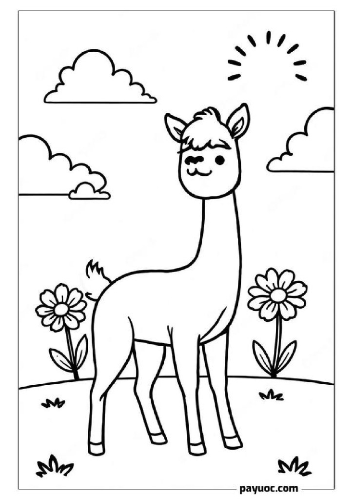40+ Vicuna Coloring Pages for Creative Kids (FREE PDFs)