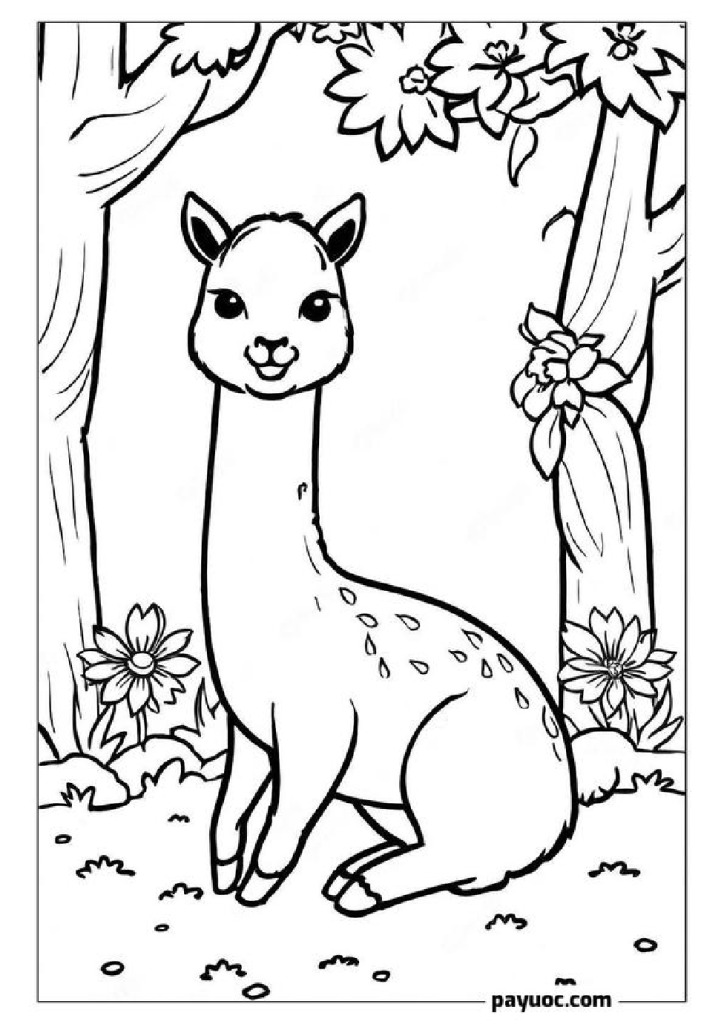 40+ Vicuna Coloring Pages for Creative Kids (FREE PDFs)