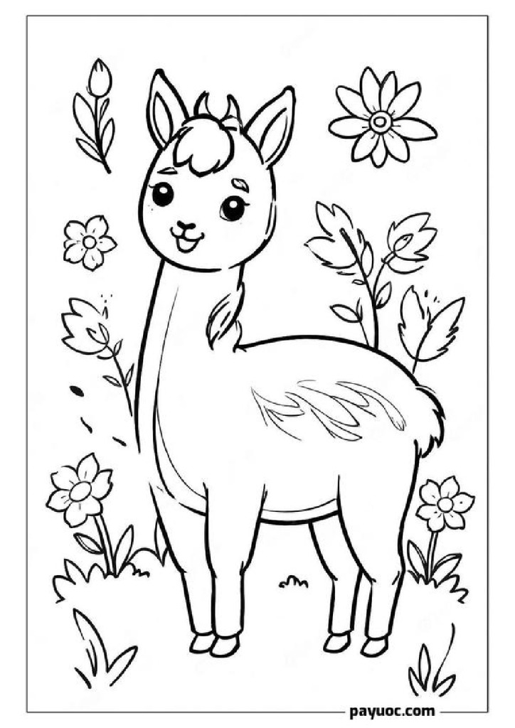 40+ Vicuna Coloring Pages for Creative Kids (FREE PDFs)