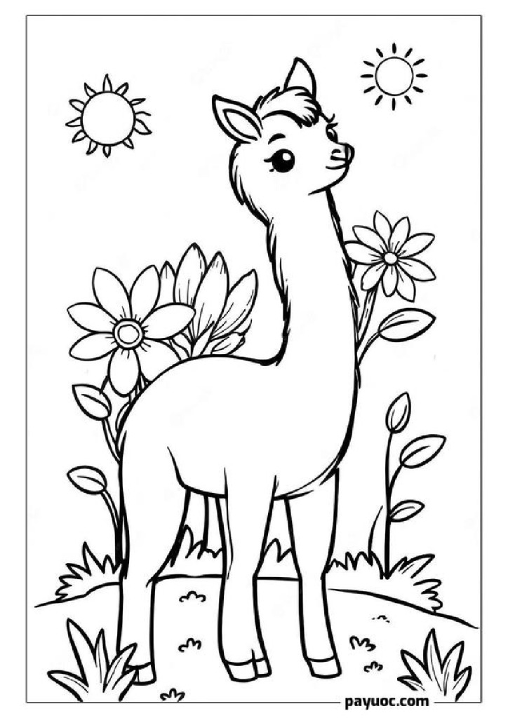 40+ Vicuna Coloring Pages for Creative Kids (FREE PDFs)