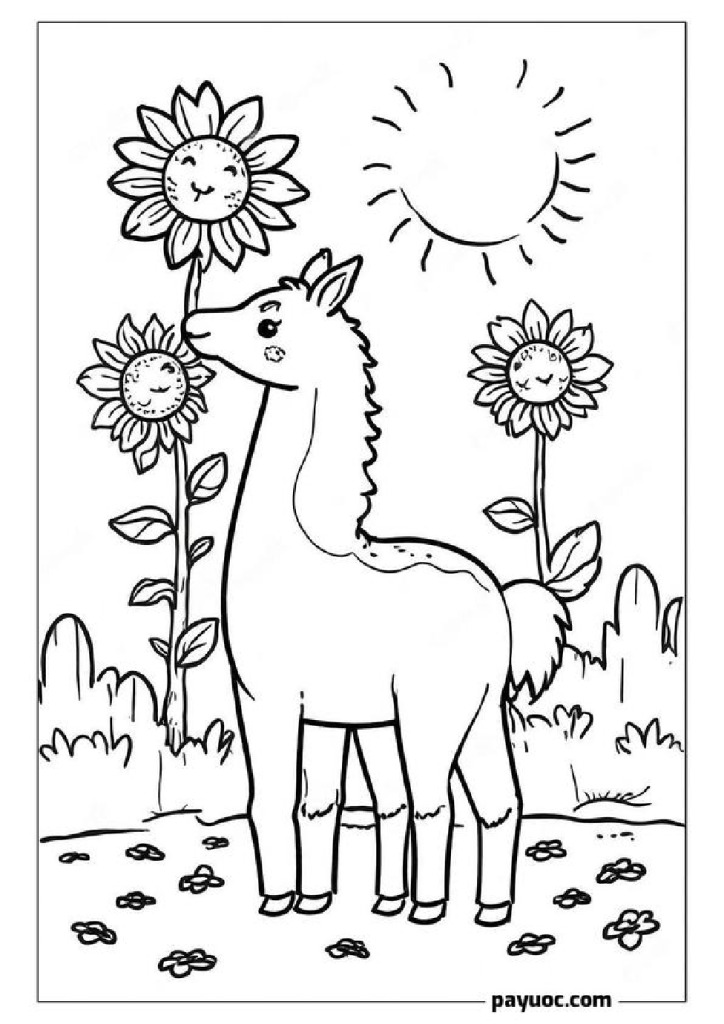 40+ Vicuna Coloring Pages for Creative Kids (FREE PDFs)