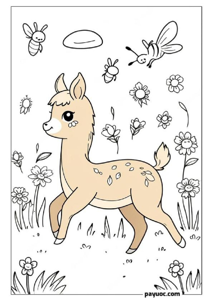 40+ Vicuna Coloring Pages for Creative Kids (FREE PDFs)