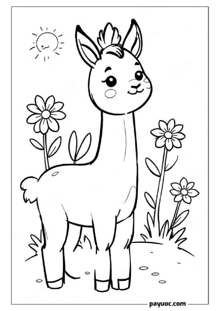 40+ Vicuna Coloring Pages for Creative Kids (FREE PDFs)
