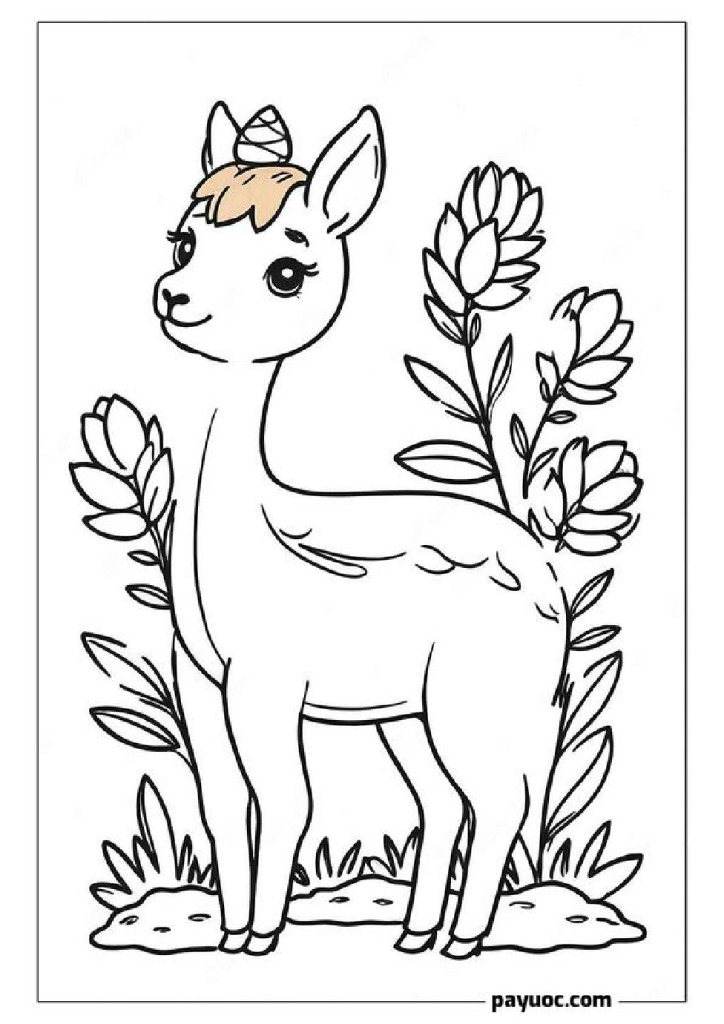 40+ Vicuna Coloring Pages for Creative Kids (FREE PDFs)