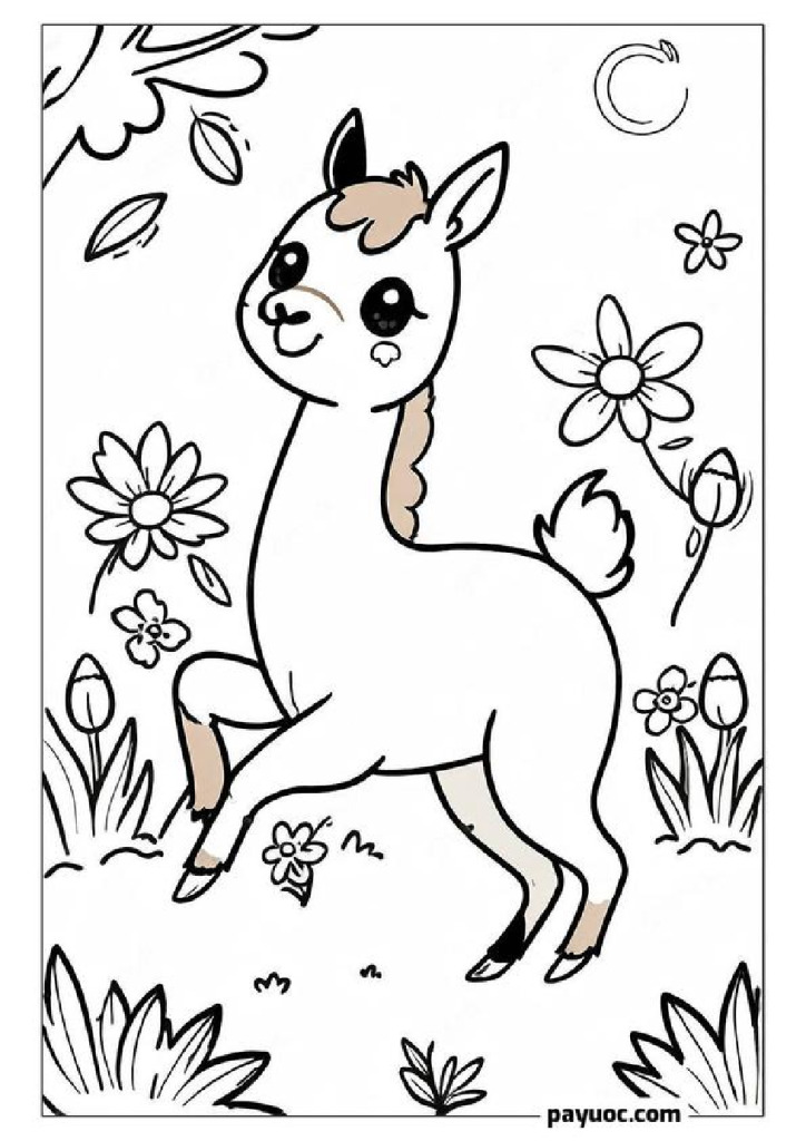 40+ Vicuna Coloring Pages for Creative Kids (FREE PDFs)