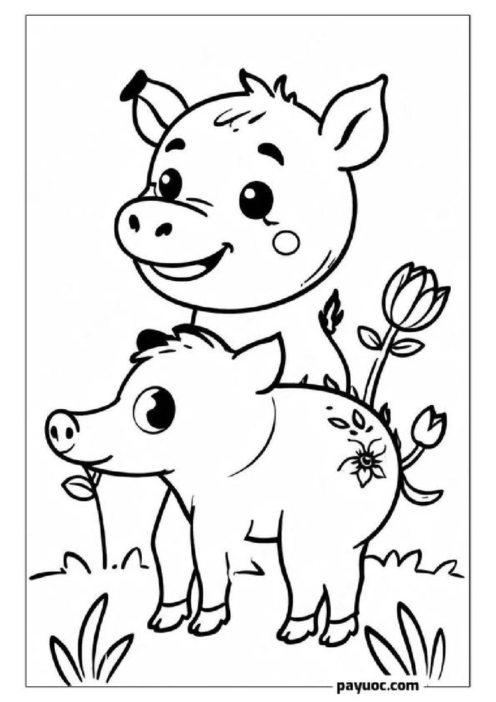 35+ Wild Boar Coloring Pages (FREE PDFs)