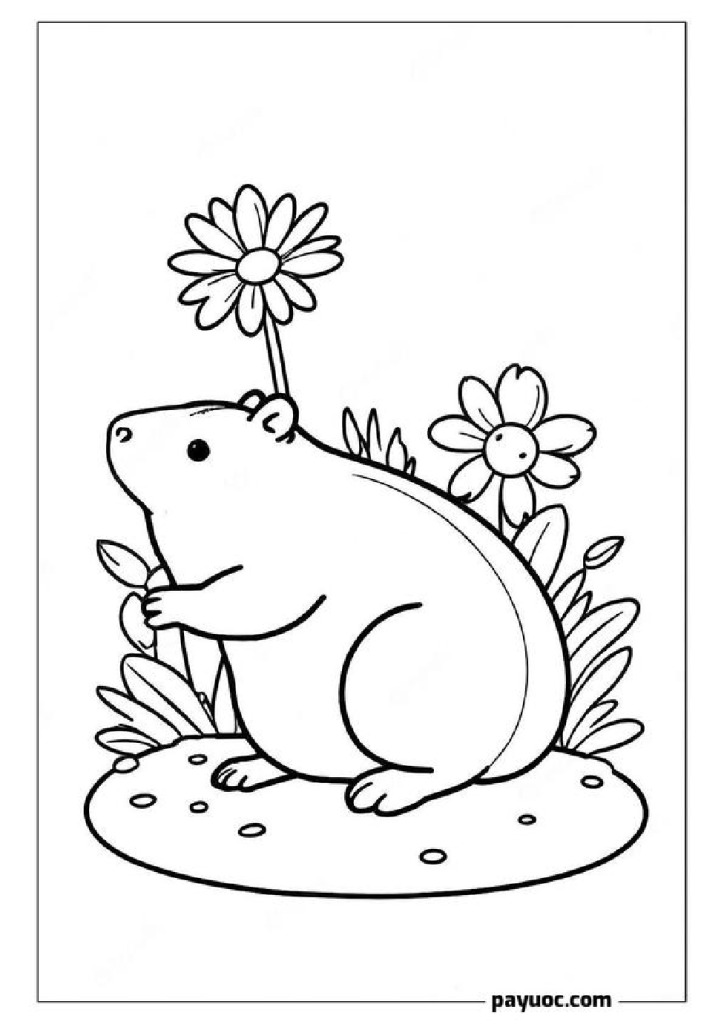 25+ Agouti Coloring Pages for Kids (FREE PDFs)